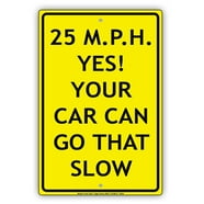 Funny Caution Teenage Driver Metal Sign Car Novelty Door Decor Prank ...