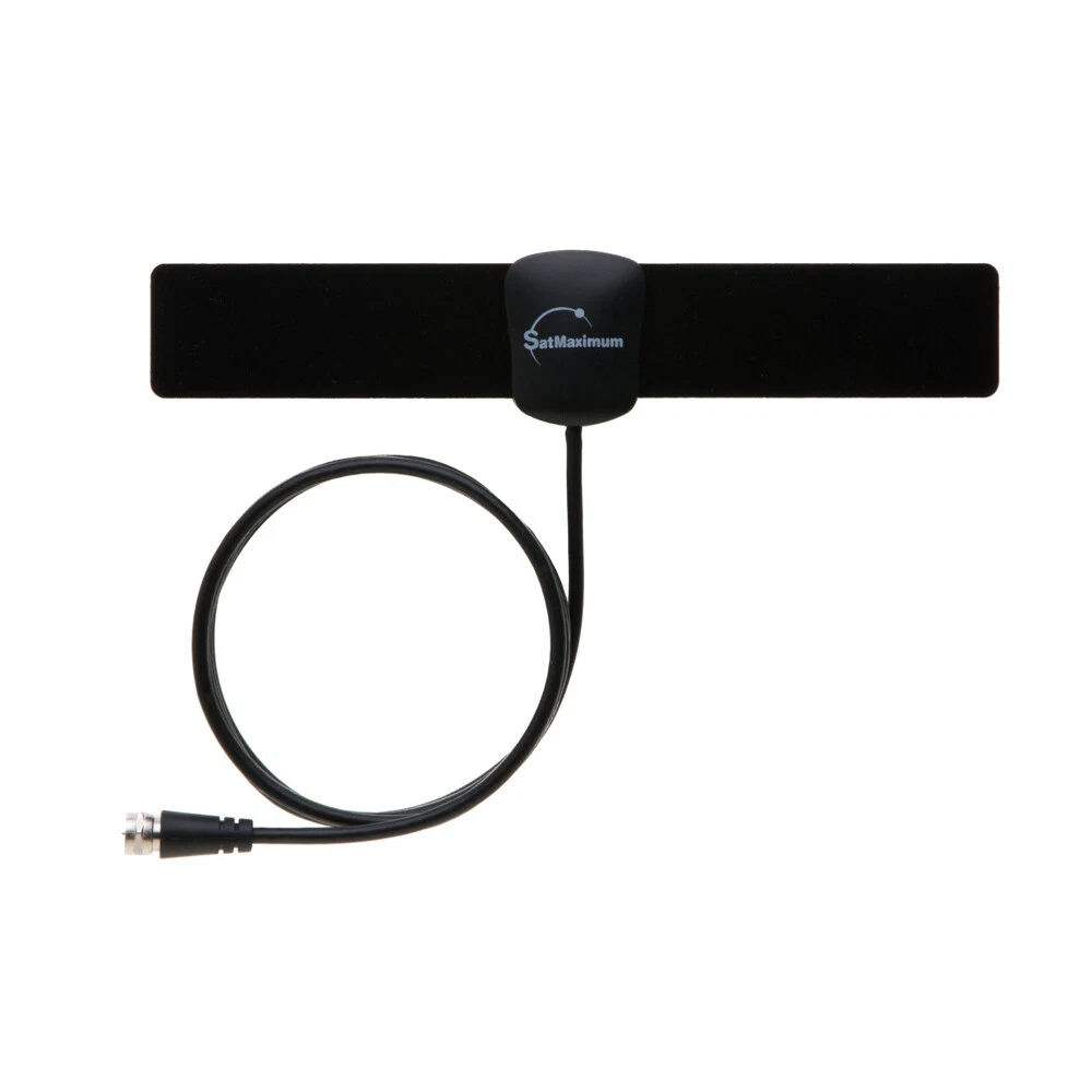 25 Mile HDTV Ultra-Thin Indoor Antenna – Compact Flat 4K Ultra HD ...