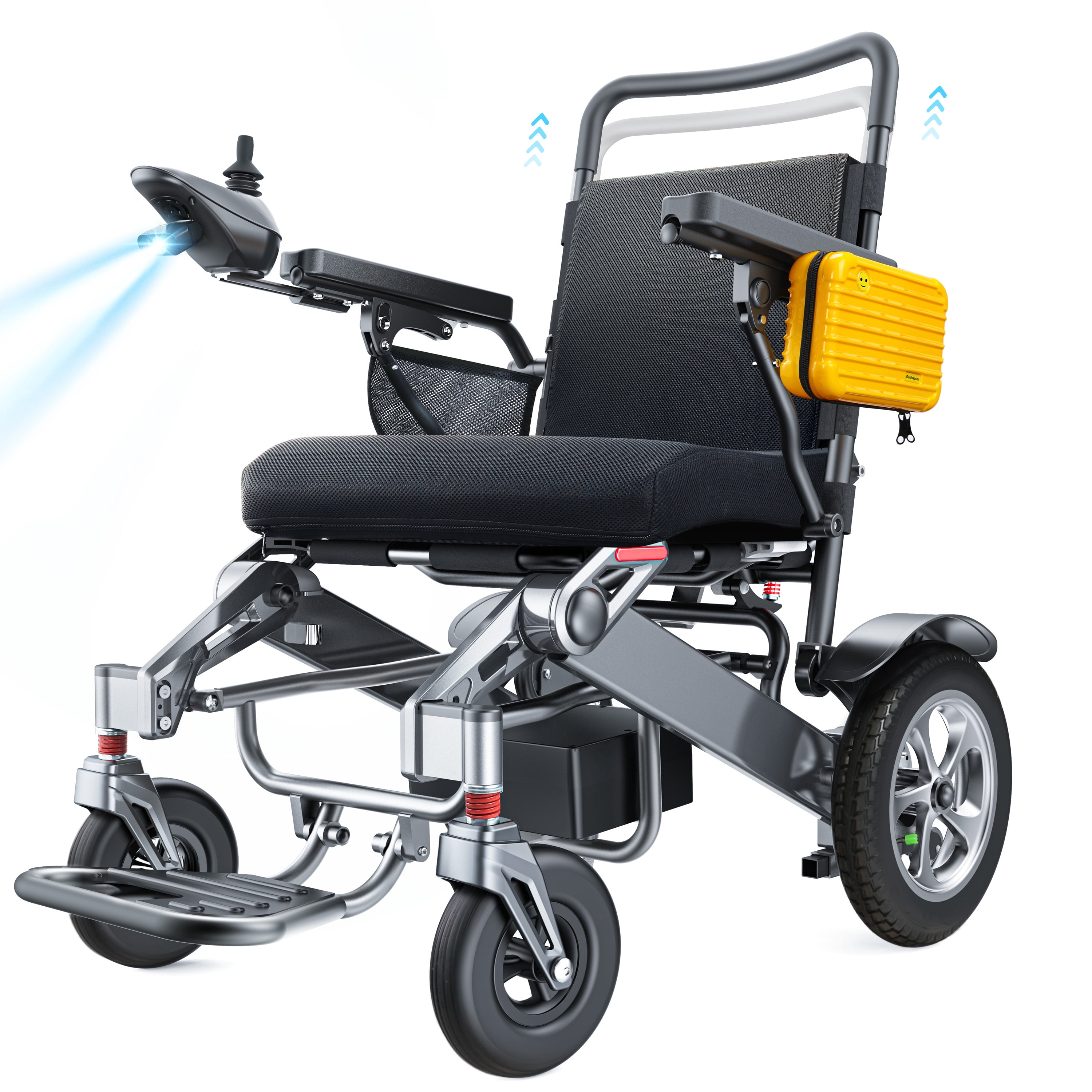 Nguyen Quach 25mi Long Range Electric Wheelchair for Adults, 330lb ...