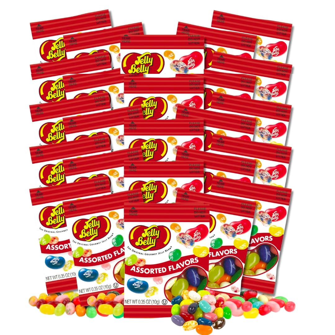 25 Mini Packs Jelly ESF27 Belly Jelly Beans, Gift of Assorted Flavors ...