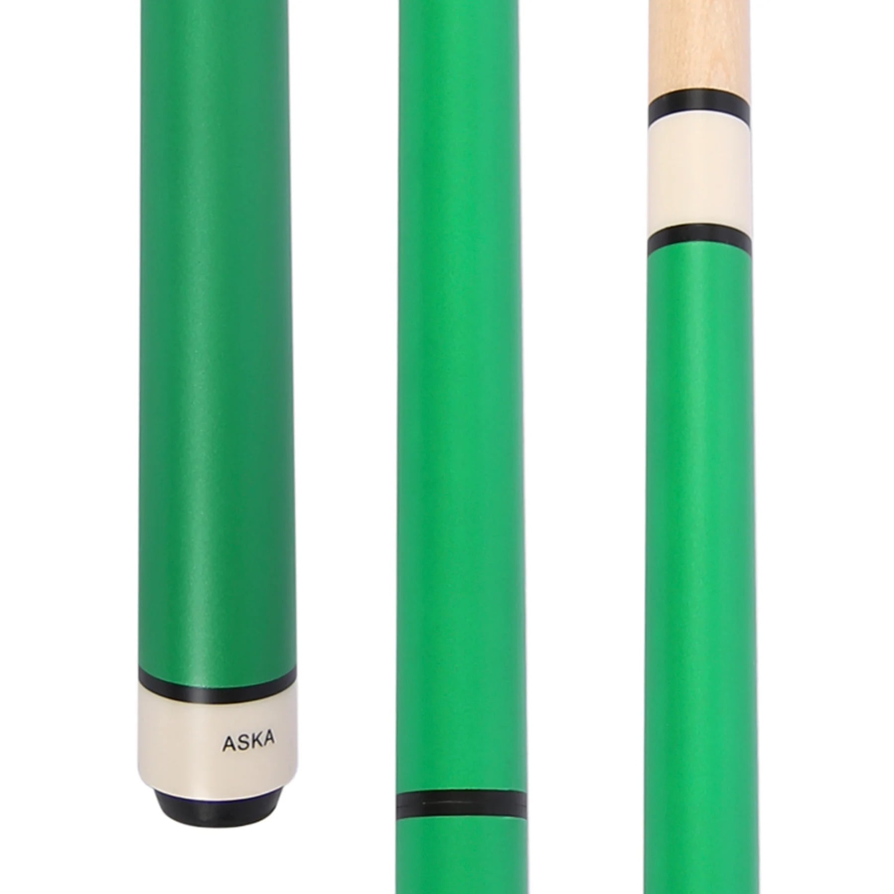 25-Ounce Heavy Hit Matte Green Jump Break Cue Stick Aska JBC, Jump/Break Cue. 14-mm Tip, Hard ...