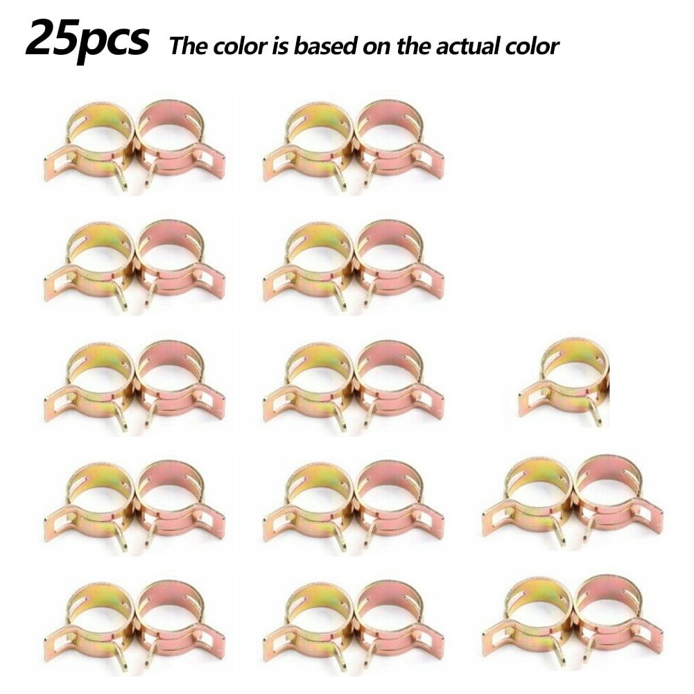 Customer reviews for 25 PACK 1/4\" FUEL LINE CLAMPS FITS 1/2\" HOSE ...