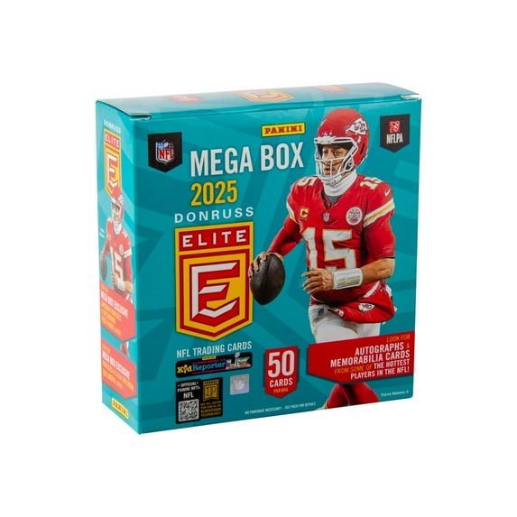 2025 Panini Donruss Elite Football Trading Cards Mega Box - Walmart.com