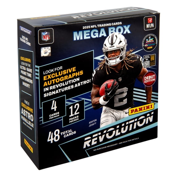 2025 Panini Revolution Football Trading Cards Mega Box - Walmart.com