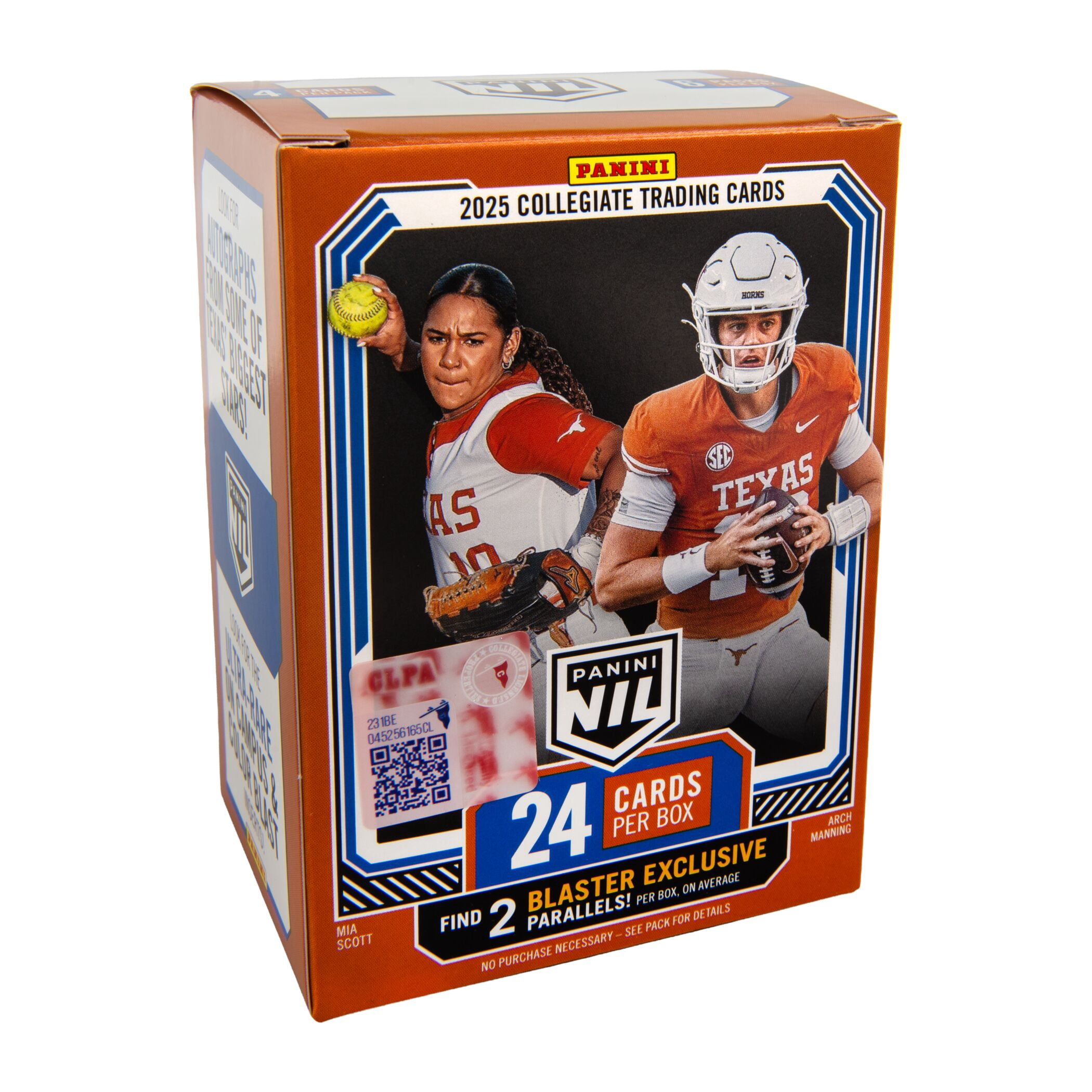2025 Panini University of Texas NIL Trading Cards Blaster Box - Walmart.com