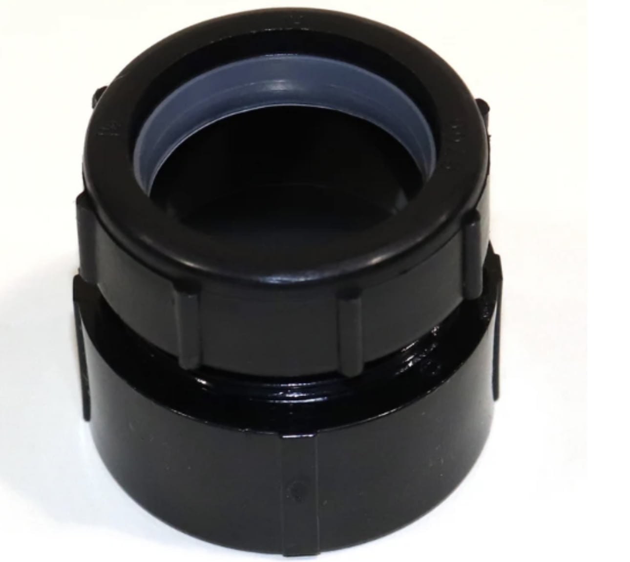 ( 2 PCS )1 1/2 inch Trap Adapter Female with washer & P-nut ABS Fitting ...