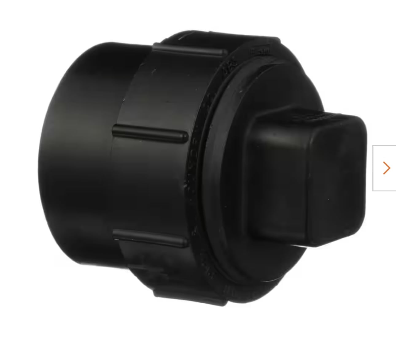 ( 2 PCS )2 Inch Cleanout Adapter w/co plug , ABS Fitting size 2 ...