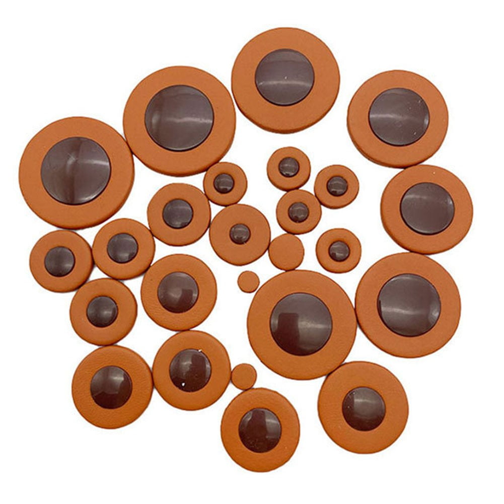 25 PCS Alto Sax Replacement Pads with Lambskin Leather for Various ...