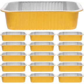 Aluminum Pans With Lids, Disposable Baking and Cake Pan Combo Set of ...
