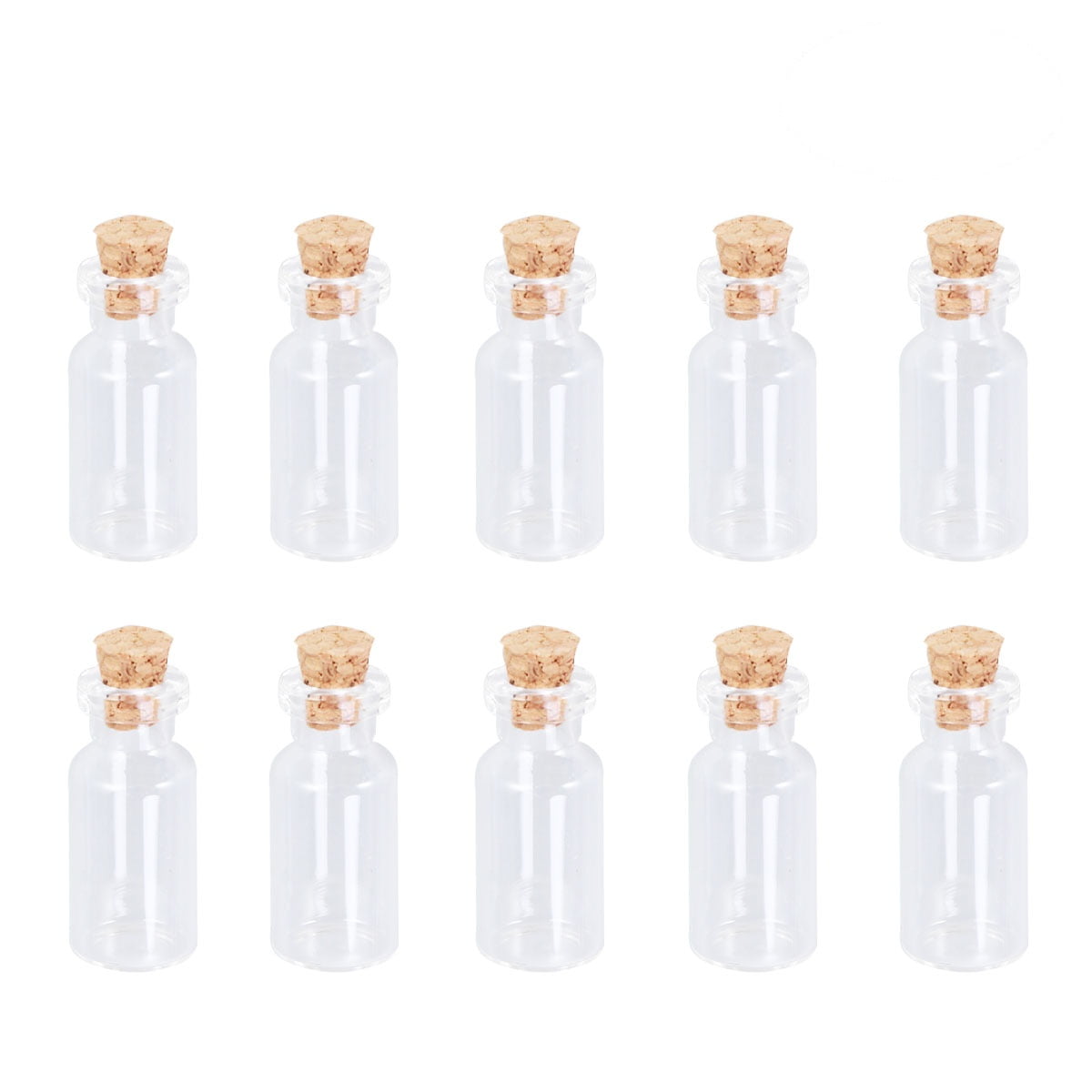 25 PCS Candy Storage Glass Test Tubes Portable Containers Clear ...