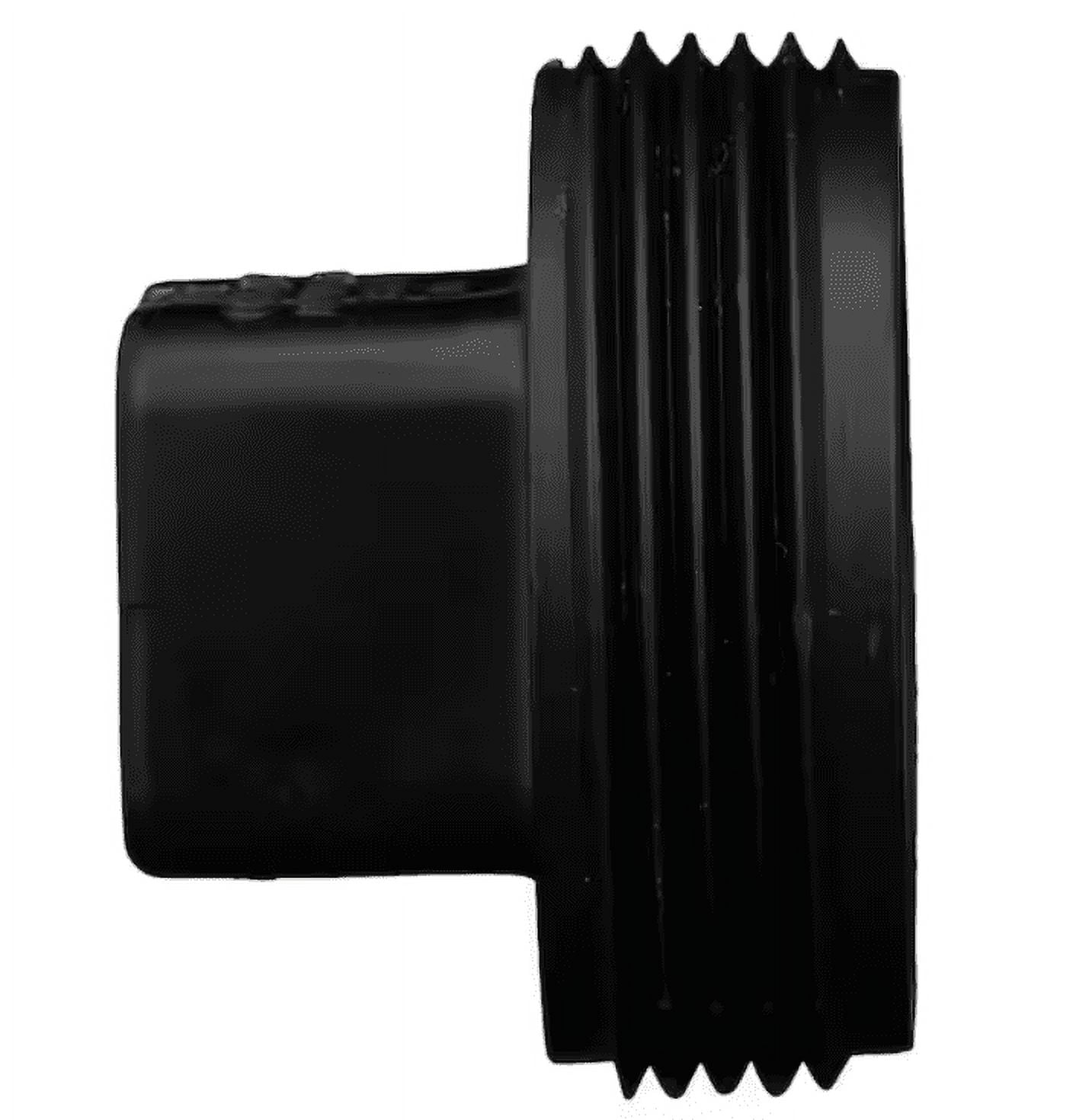 (2 PCS ) Cleanout Plug Size 4 inch ,ABS Fitting 4" - Walmart.com