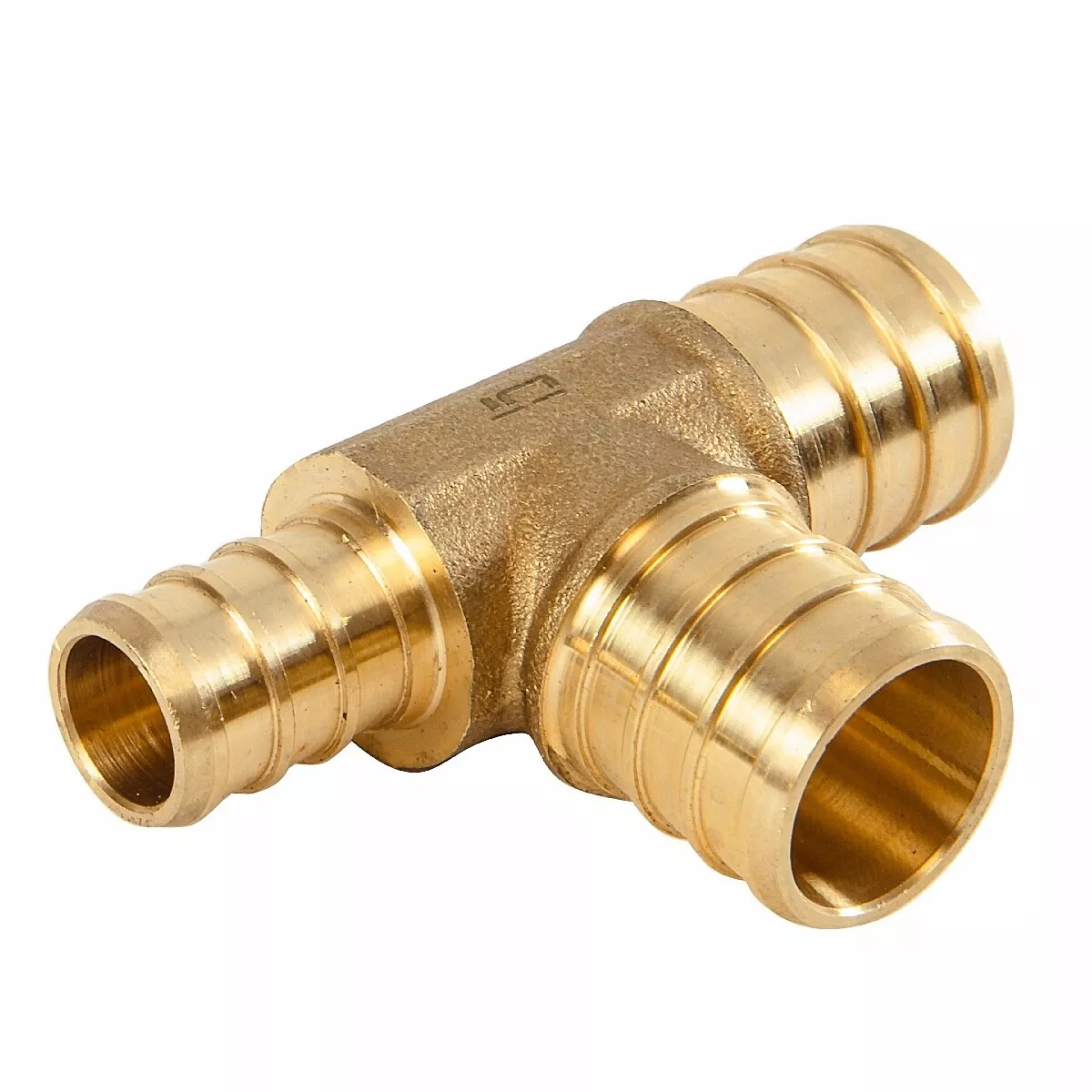 25 PCS EFIELD 3/4"x1/2"x3/4" PEX REDUCING TEE BRASS BARB CRIMP FITTINGS, NO LEAD - Walmart.com