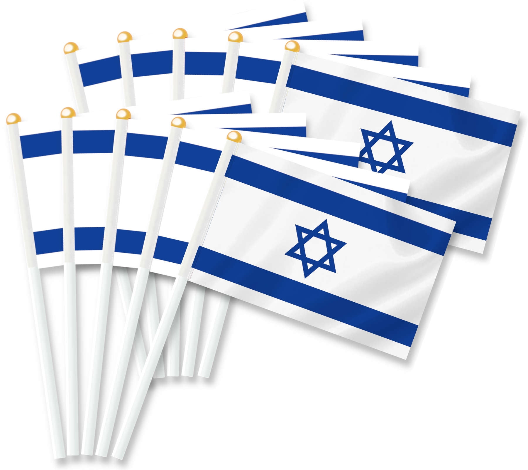 25 PCS Israel Handheld Small Flag, The Israelites Hand held Mini Decor ...