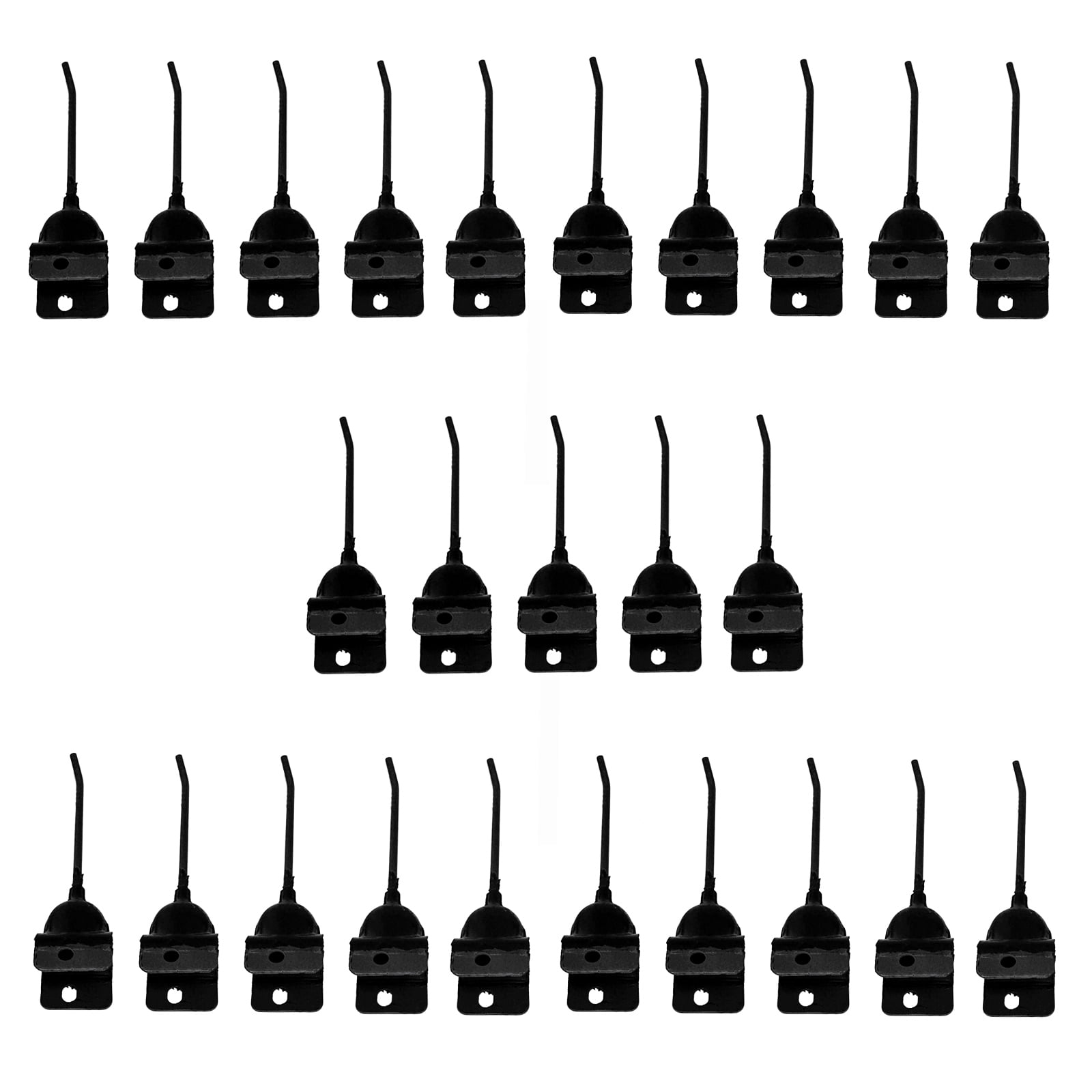 25 PCS Rubber Rake Teeth for New Holland John Deere IH AC AGCO New Idea ...