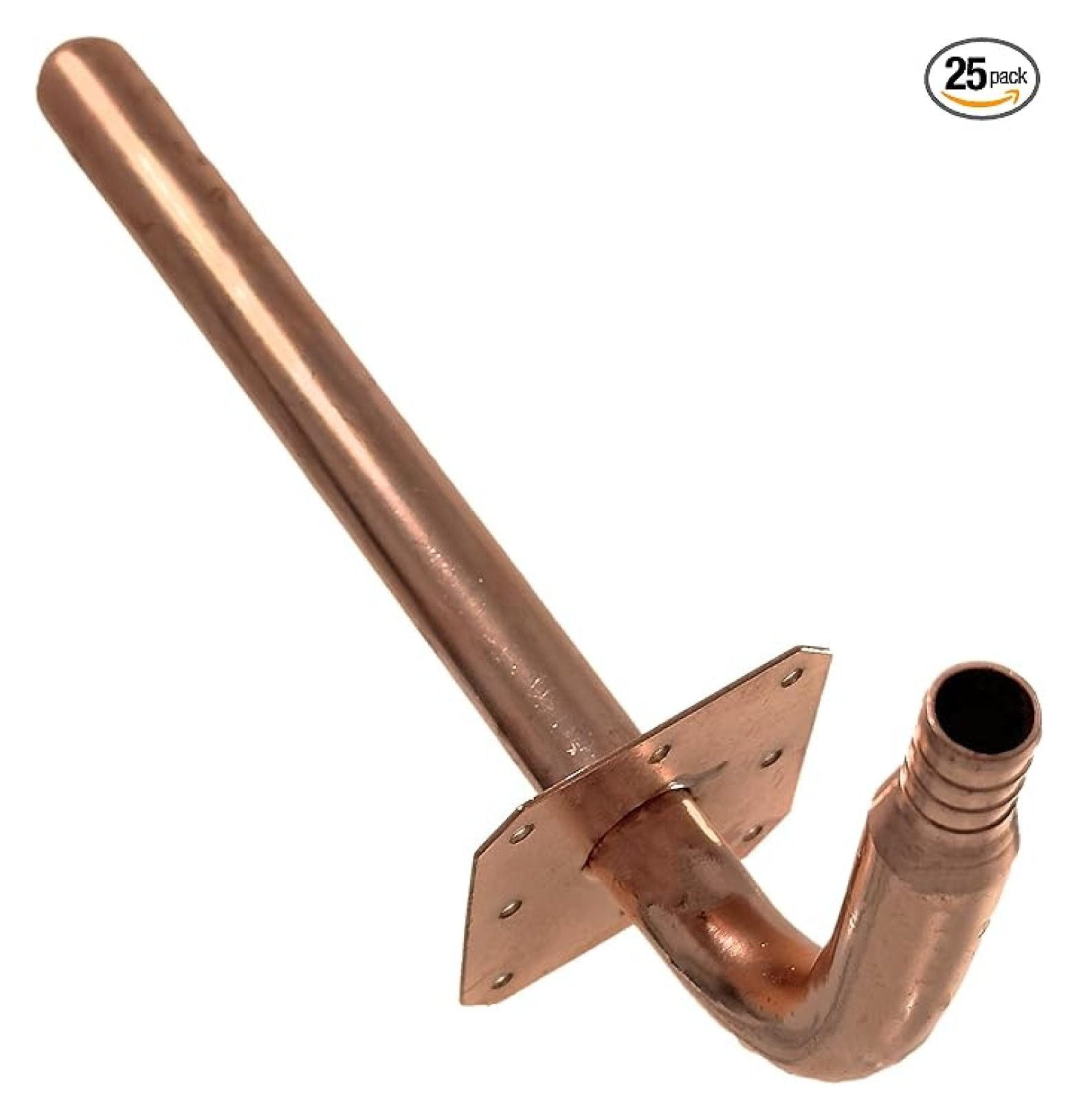 25 PIECES COPPER STUB OUT ELBOW FOR 1/2" PEX TUBING WITH EAR/NAIL ...