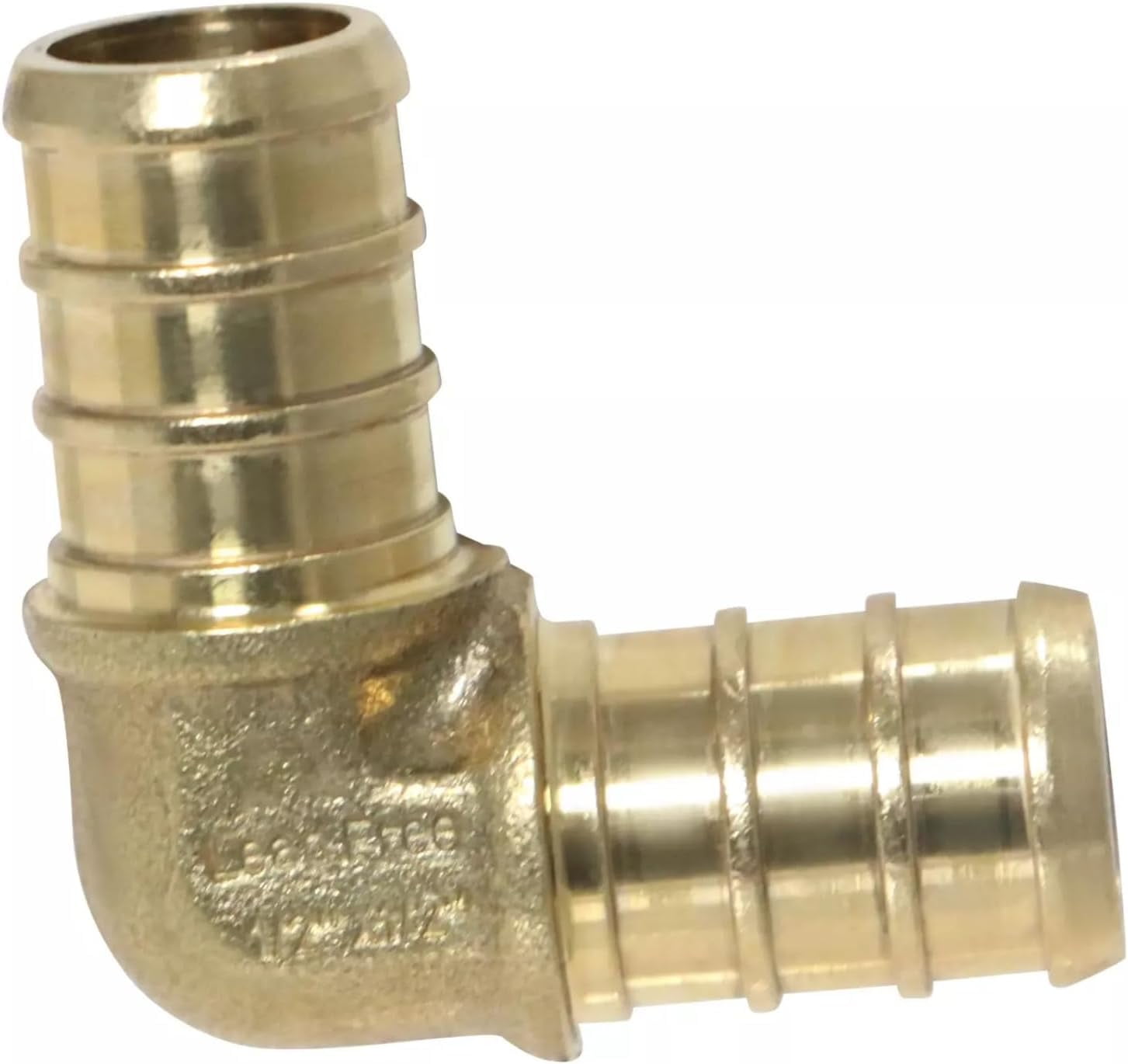 25-Pack 1/2 Inch PEX Elbow Fittings - Lead-Free Brass Crimp Connectors ...