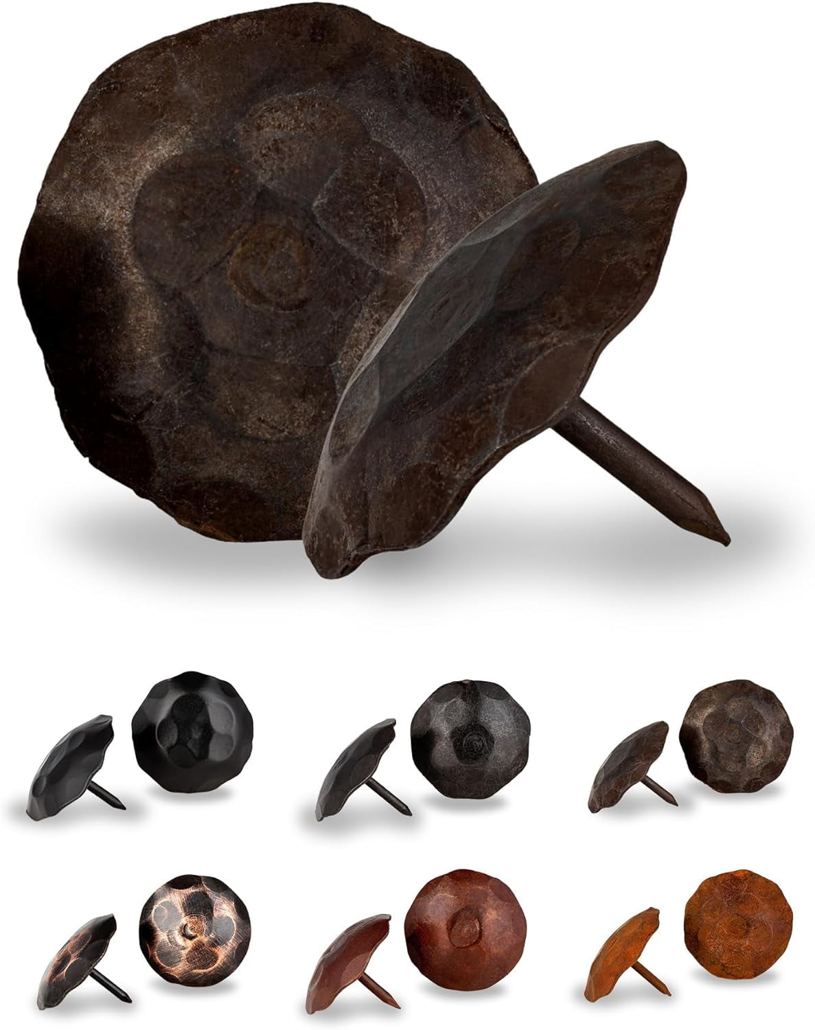 25 Pack 1.5 Inch Large Round Head Clavos Decorative Nails – Unfinished ...