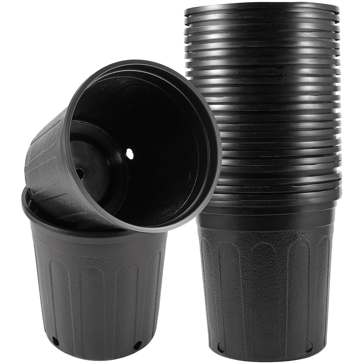 25 Pcs Plant Nursery Pots,Topboutique Plastic Seed Starting Pots ...