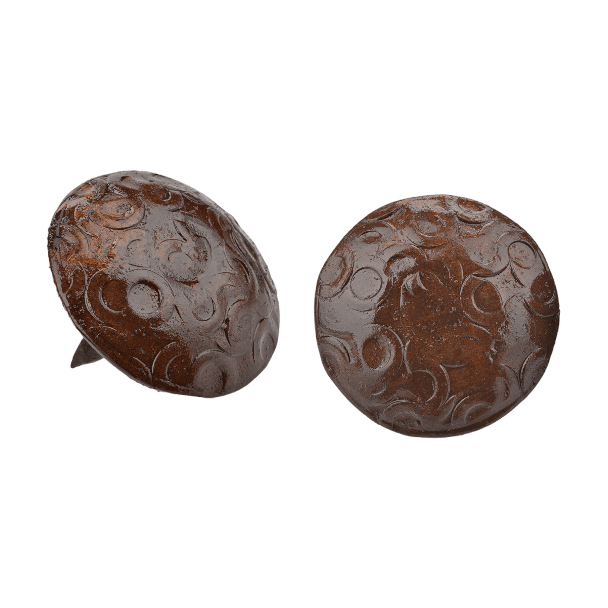 25 Pack 1 Inch Sealed Rusted Finish Decorative Door Nail Clavos By ...