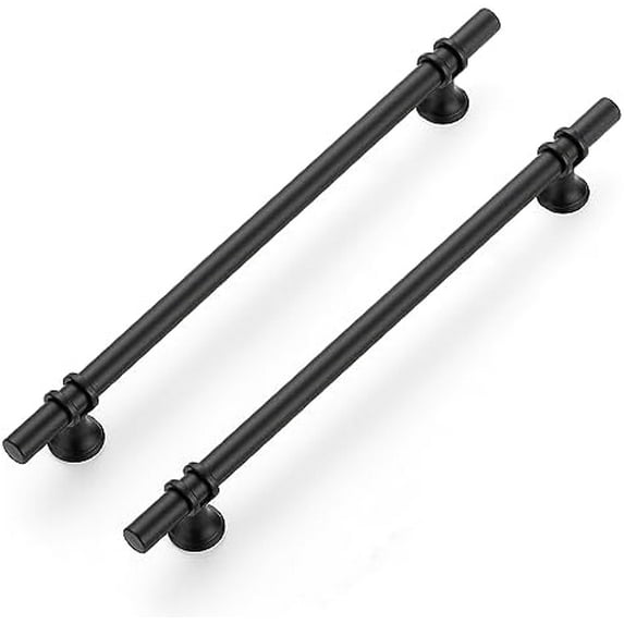 25 Pack 12-5/8 Inch Cabinet Pulls Kitchen Cupboard Handles with Round ...