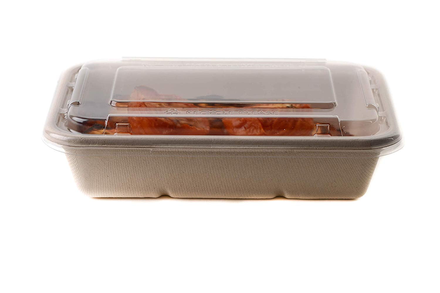 [25 Pack] 29oz Compostable Eco Friendly Container Trays with Lids ...