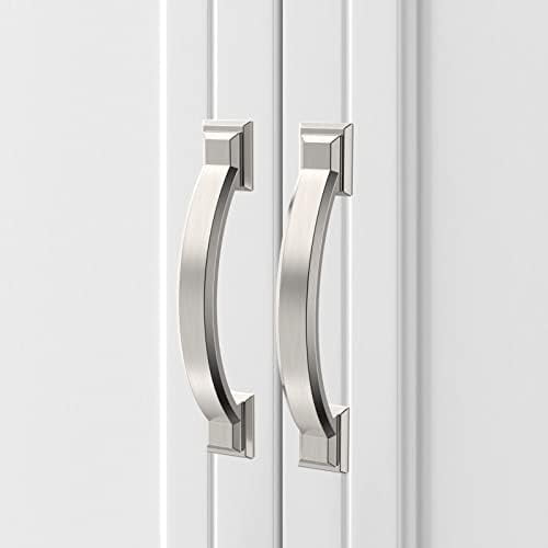 25 Pack 3 Inch(76mm) Brushed Satin Nickel Kitchen Cabinet Handles ...