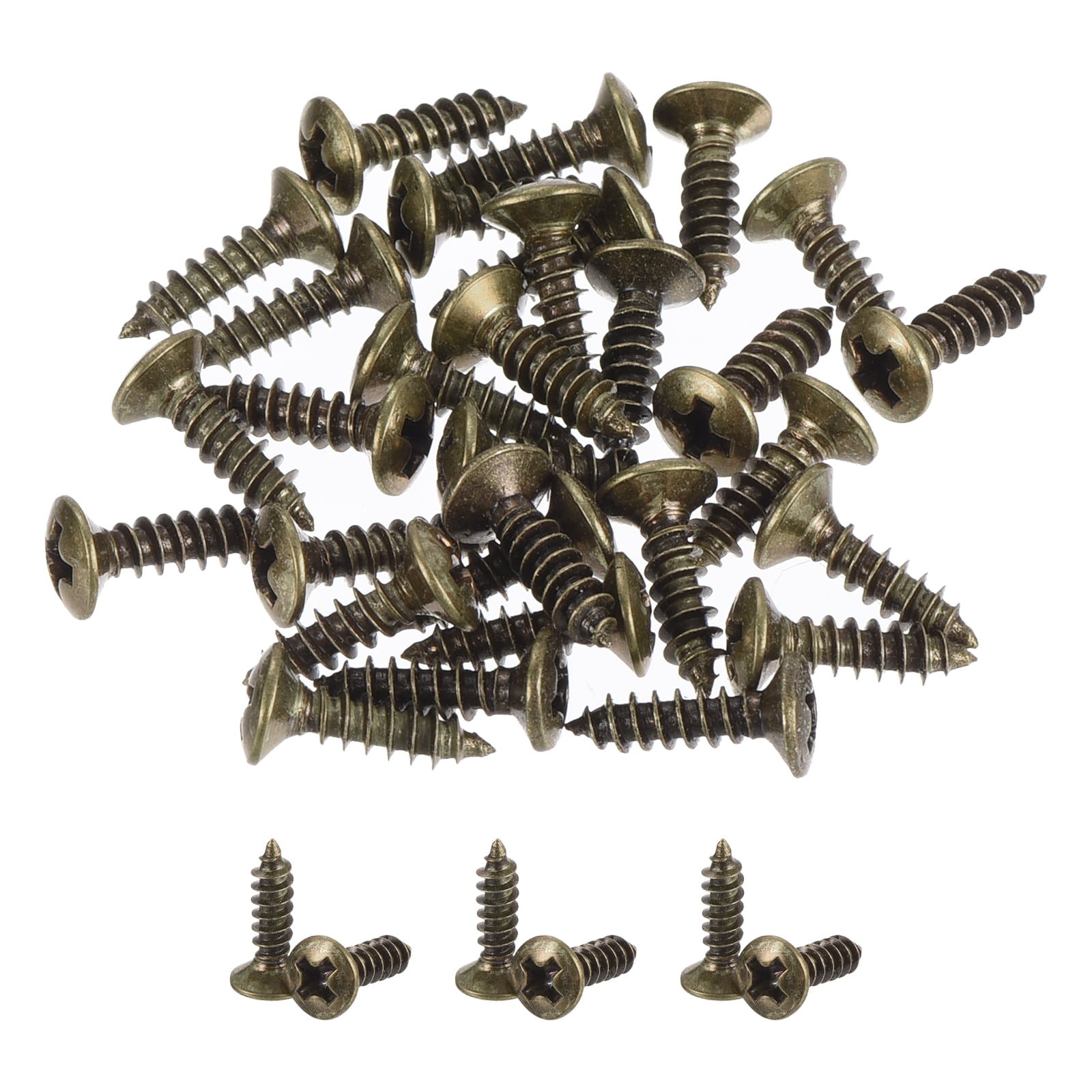 25 Pack 3MM Electric Guitar Bass Pickguard Screws Scratch Plate ...