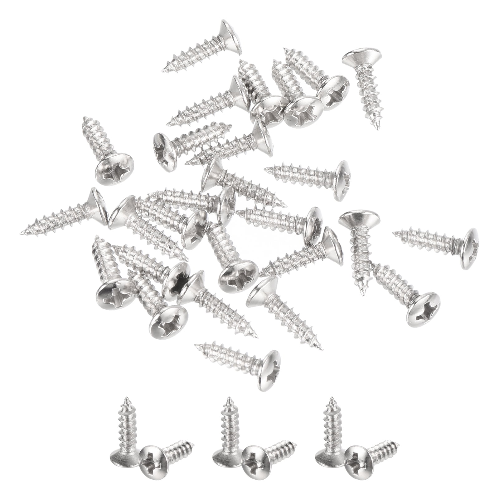25 Pack 3MM Electric Guitar Bass Pickguard Screws Scratch Plate ...