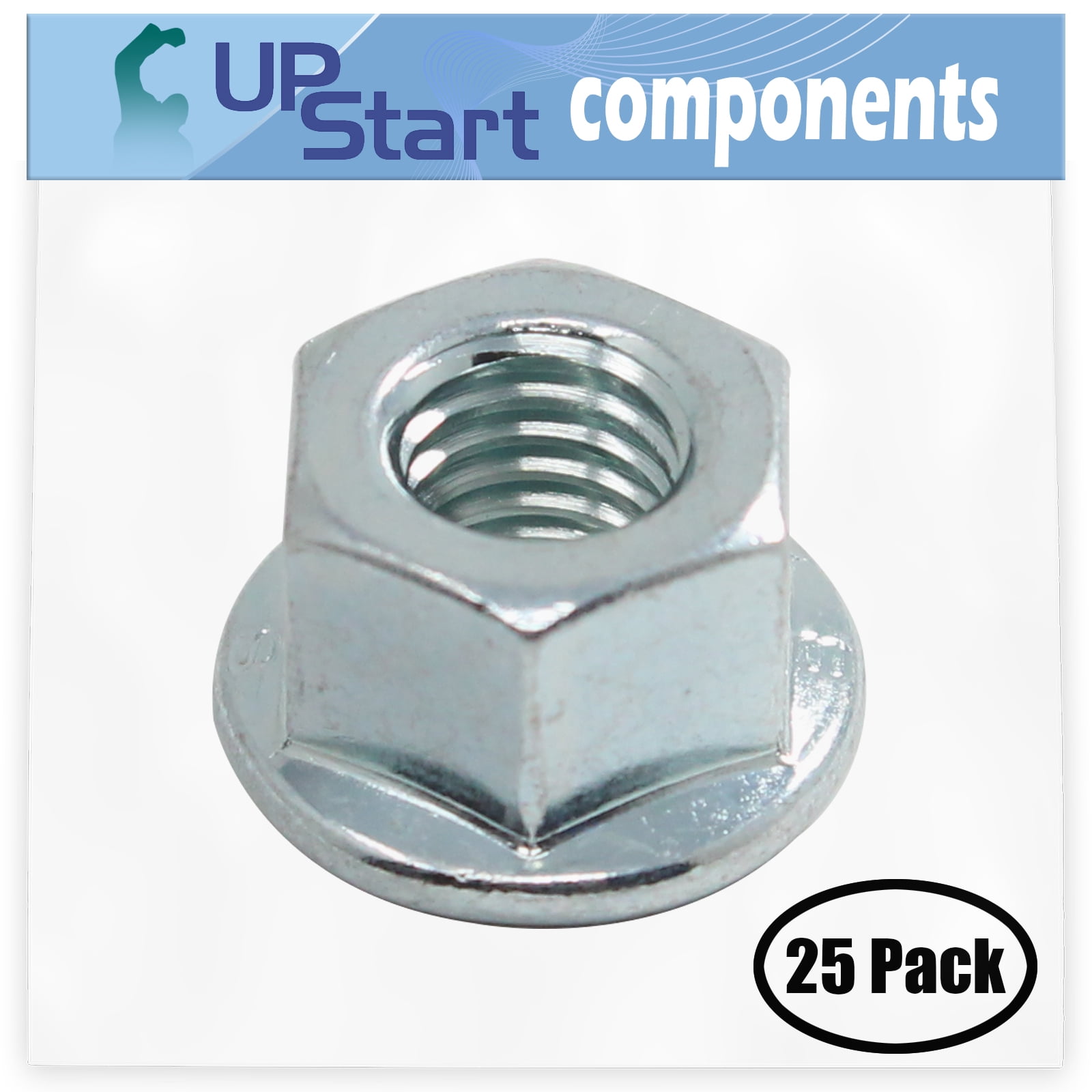 25-Pack 503220001 Flange Nut Replacement for Husqvarna 61 (1987-11 ...