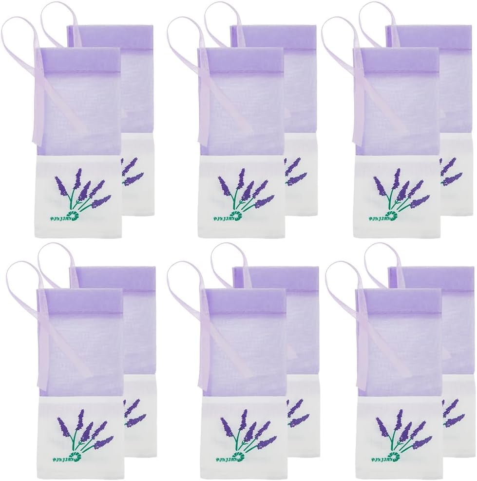 25 Pack 6.1 x 2.8 Inch Empty Sachet Bags Dried Flower Pouches with ...