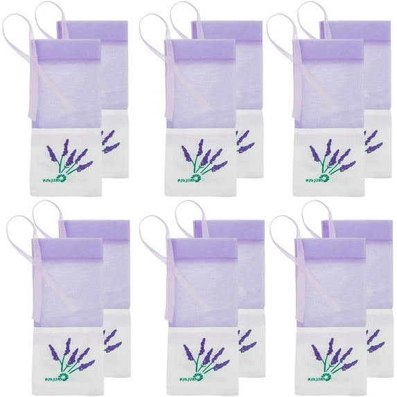 25 Pack 6.1 x 2.8 Inch Empty Sachet Bags Dried Flower Pouches with ...