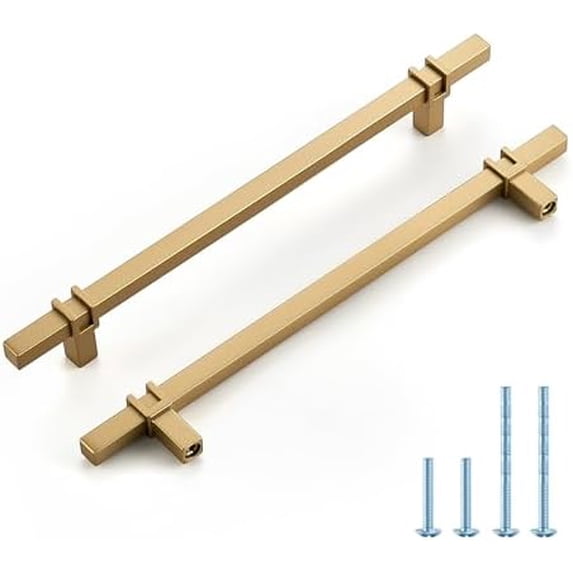 25 Pack 7-1/2 inch Cabinet Handles, Kitchen Cabinet Handles Gold Drawer ...