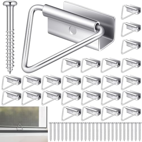 25 Pack 7/16'' Window Screen Bottom Latches with Ball-Head Screws Mill ...