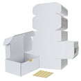 25 Pack 9x6x4 Shipping boxes White Cardboard box for Packing Mailing ...