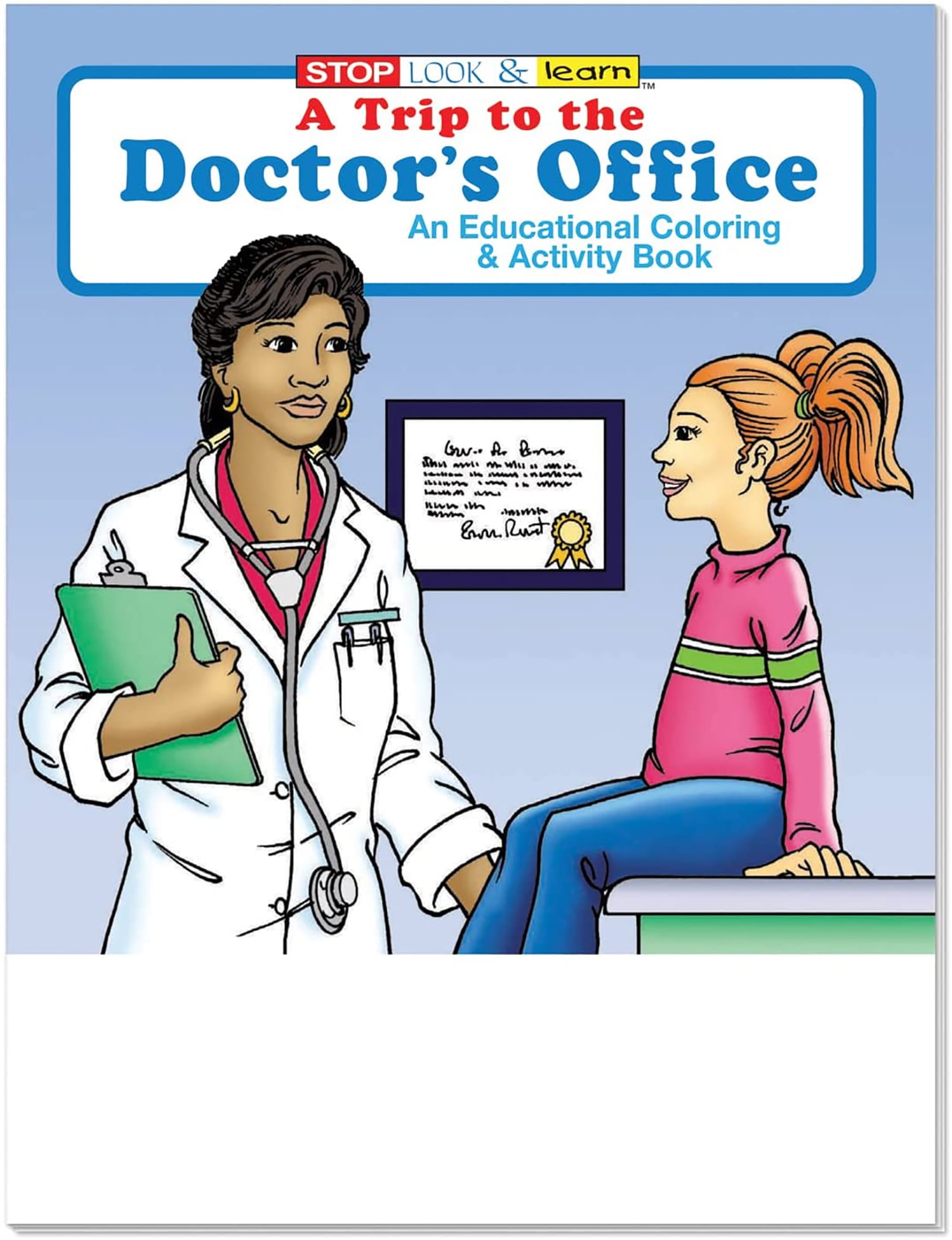 25 Pack - A Trip to the Doctor's Office Kid's Coloring & Activity Books ...