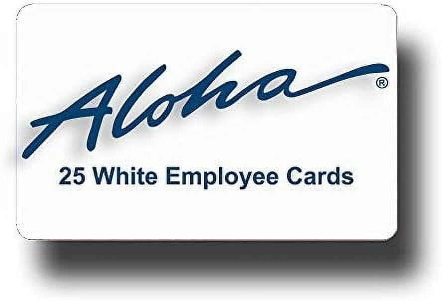 25 Pack Aloha POS Server Swipe Magnetic Cards - Walmart.com