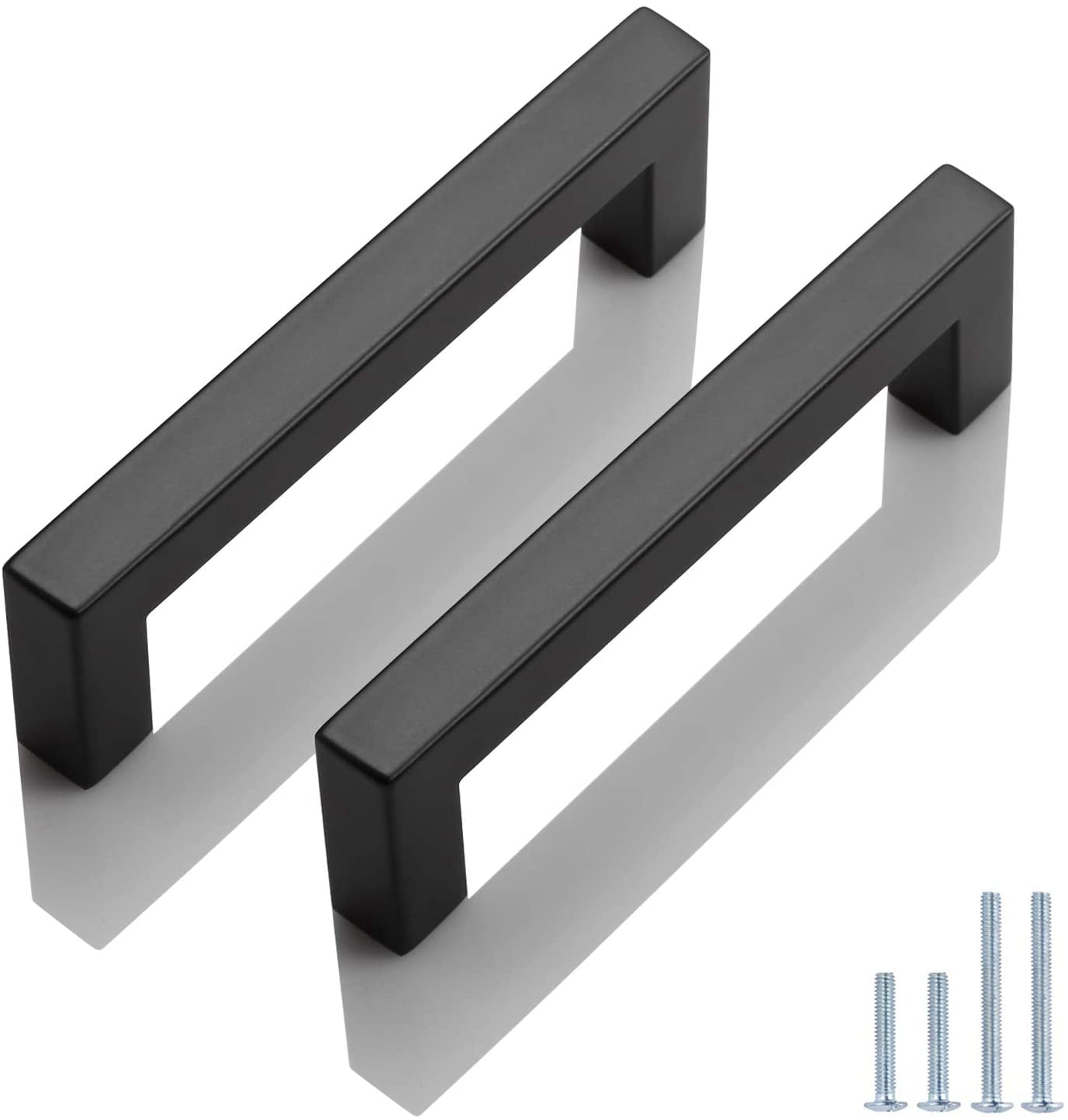 25 Pack Black Stainless Steel Cabinet Pulls Kitchen Cabinet Pulls ...