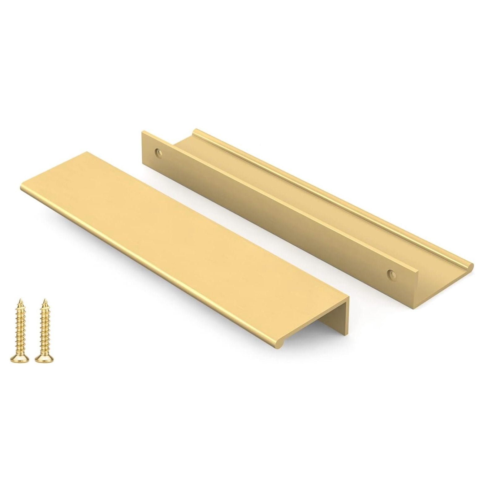 25 Pack Cabinet Handles Brushed Brass Kitchen Drawer Pulls Cabinet ...