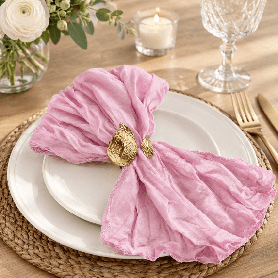 25 Pack Cheesecloth Napk20x20 Inch Dinner Table Boho Washable Rustic ...