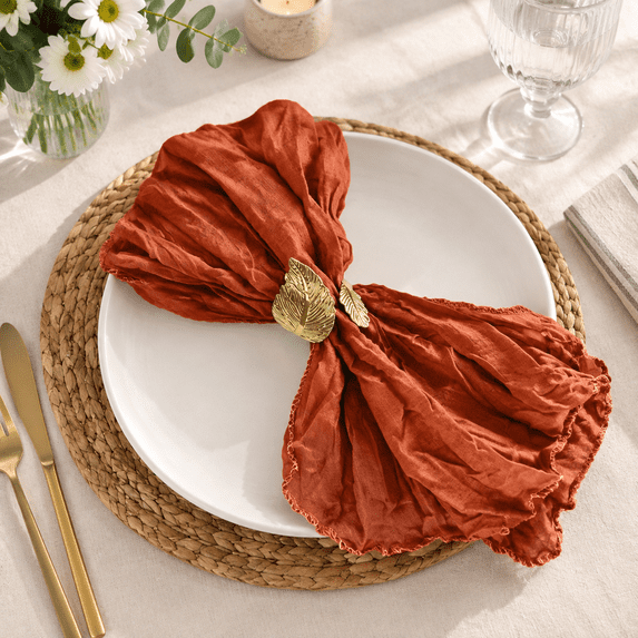 25 Pack Cheesecloth Napk20x20 Inch Dinner Table Boho Washable Rustic ...