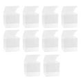 25 Pack Clear Plastic Boxes, 4x4x4cm Transparent Packing Box Favor ...
