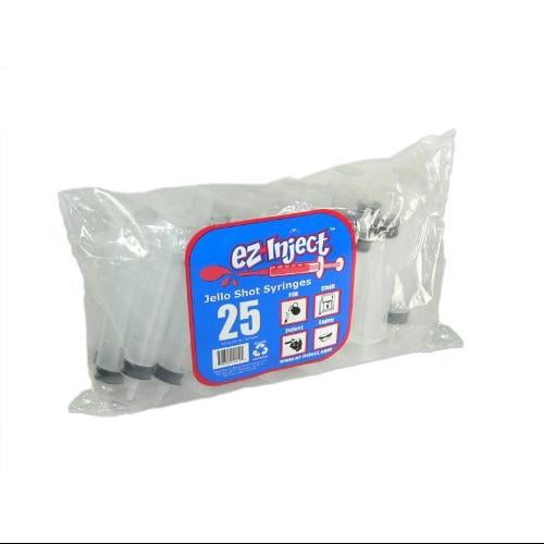 25 Pack EZ-InjectTM Jello Shot Syringes (Large 2.5oz) - Walmart.com
