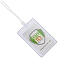 25 Pack - Easy Access Clear Plastic Luggage Identification Tags with ...