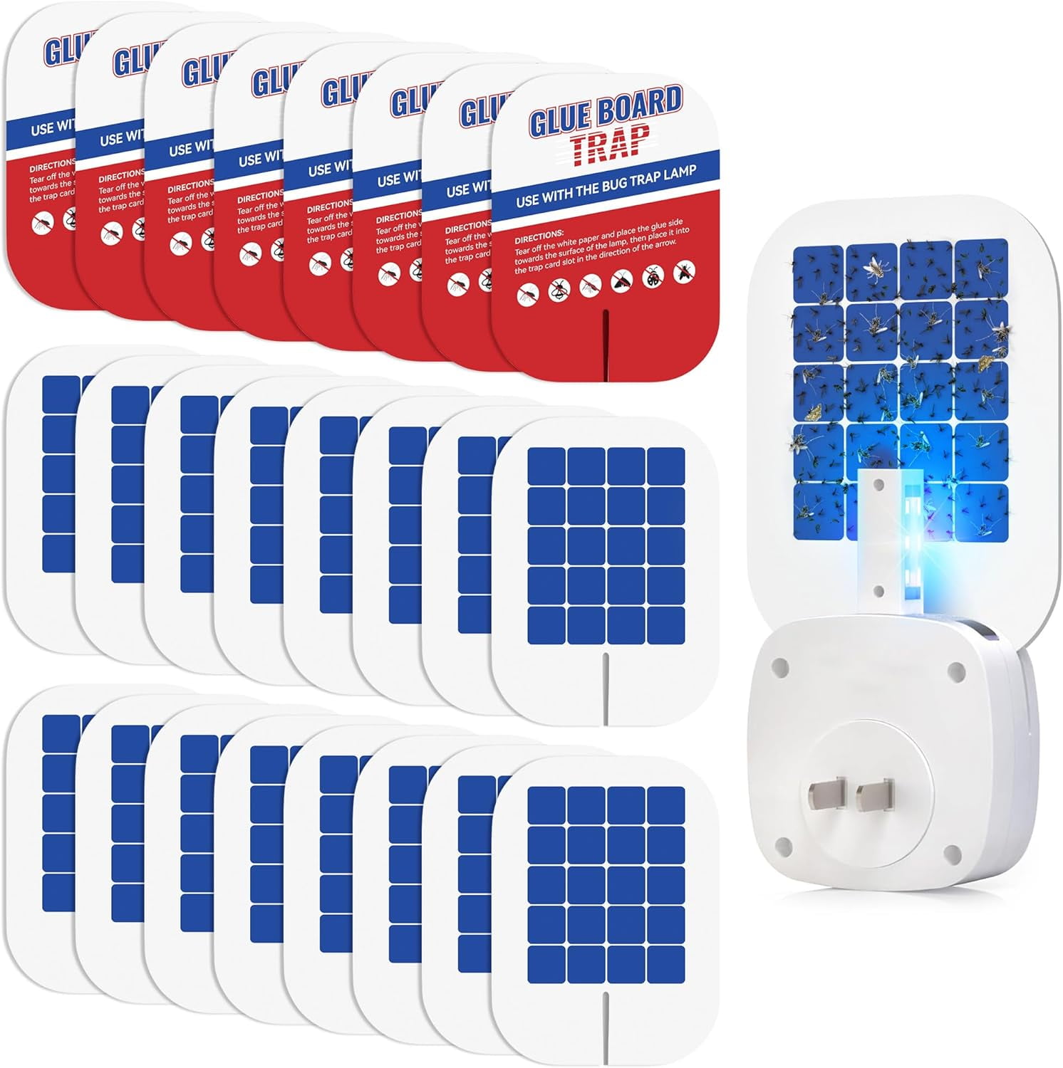 25 Pack Flying Insect Trap Refill Compatible with VEYOFLY Fly Trap VF01 ...