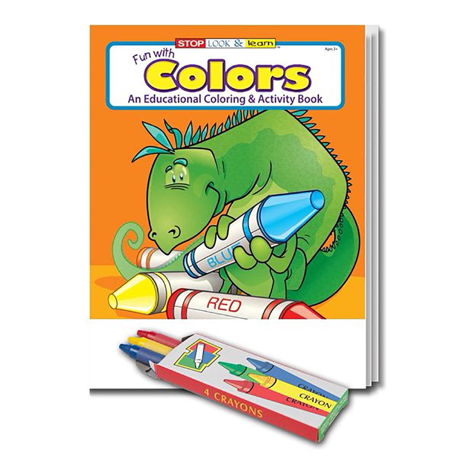 25 Pack - Fun With Colors Kid's Educational Coloring & Activity Books ...
