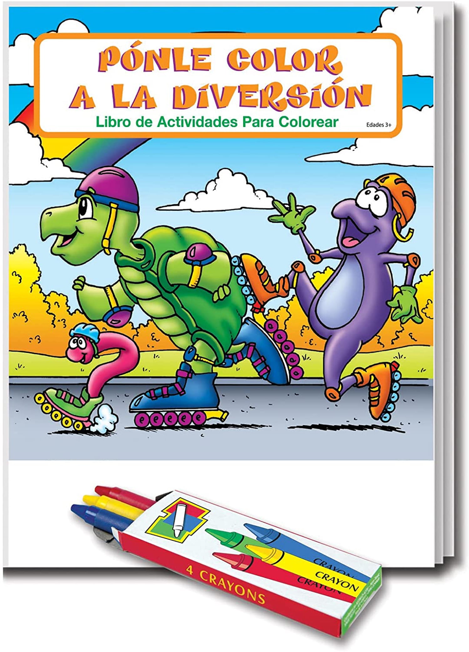 25 Pack - Fun to Color in Spanish Kid's Educational Coloring & Activity ...
