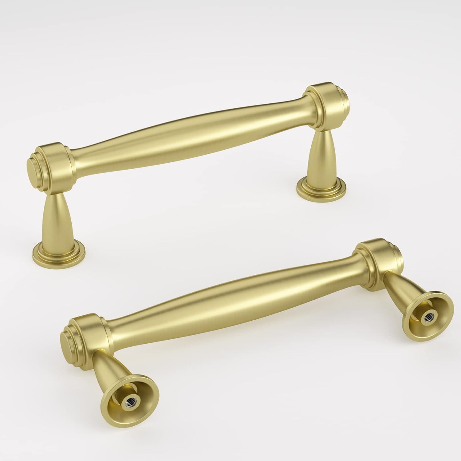 The 25 Pack Gold Cabinet Handles 3in Hole Center Gold Drawer Pulls Gold ...