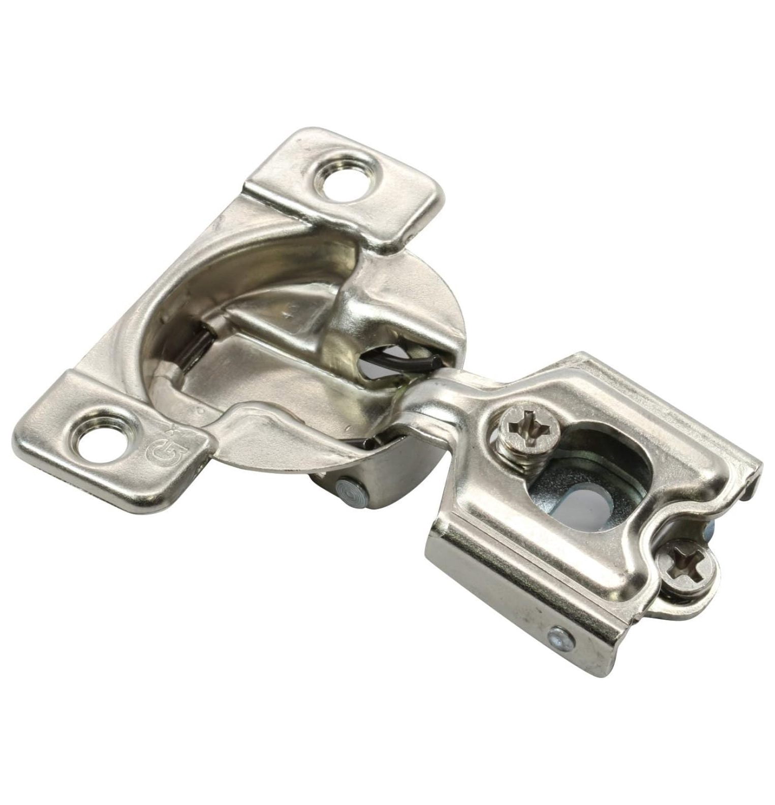 25 Pack Hardware Grass TEC 864 108 Degree 1/2" Overlay Self Close Screw ...