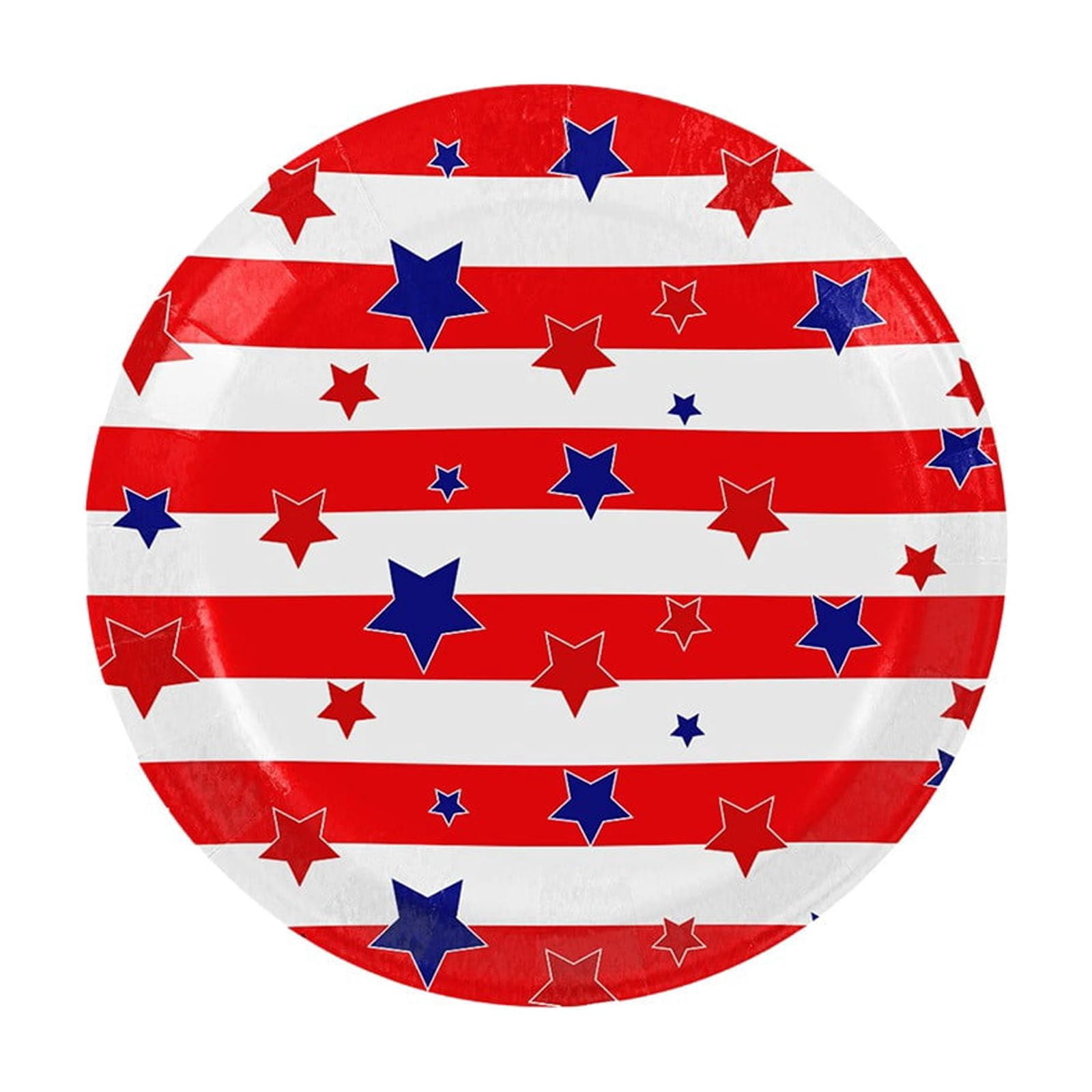 25-Pack Independence Day Themed Disposable Paper Plates, 7 Inch ...