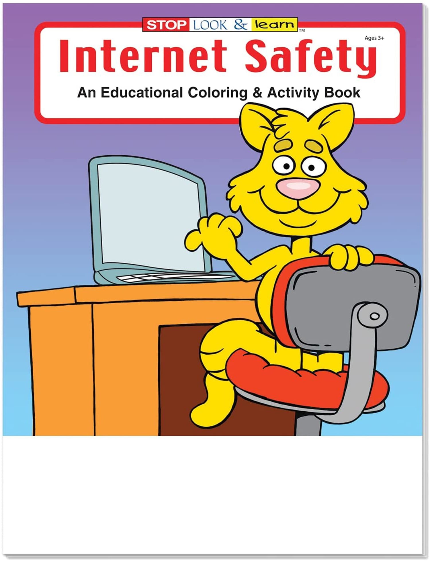 25 Pack - Internet Safety Kid's Educational Coloring & Activity Books ...